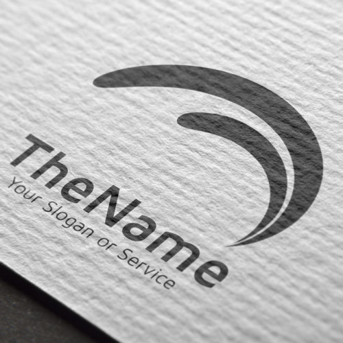 Logo Bogen Pflanze | LogoAtelier | Dein EXKLUSIVER Logoshop