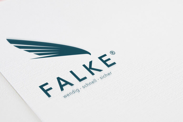 Logo Falke Wendig | EXKLUSIVE Logos auf LogoAtelier.eu | Logo Sicher