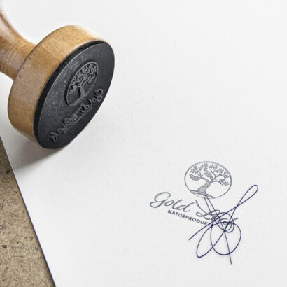 Logo Goldener Baum | LogoAtelier | Dein EXKLUSIVER Logoshop